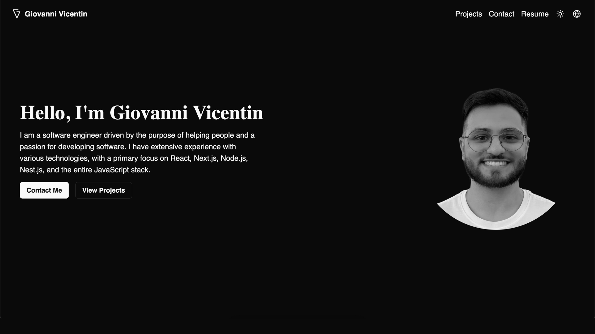 Giovanni Vicentin Portfolio - Software Engineer